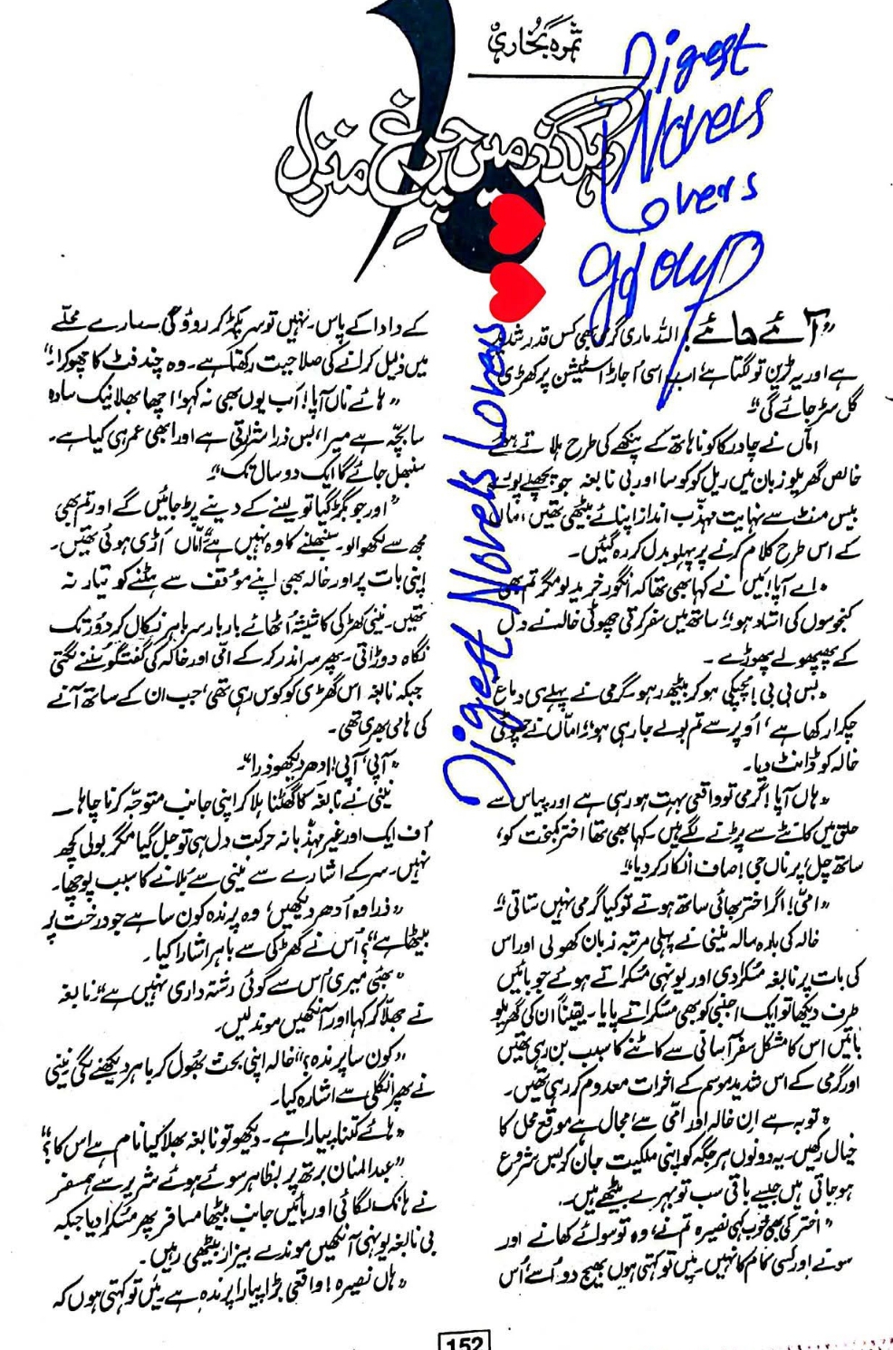 Rehguzar mai charagh e manzil by Samra Bukhari - Digest Library